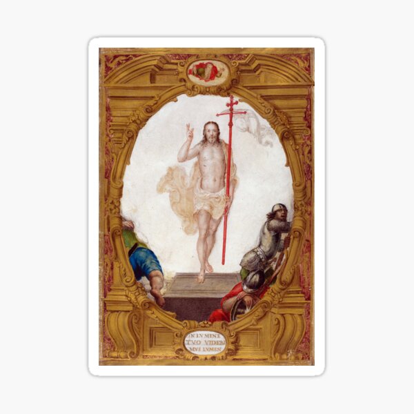 "Resurrection of Jesus Christ" Sticker by kreicher | Redbubble