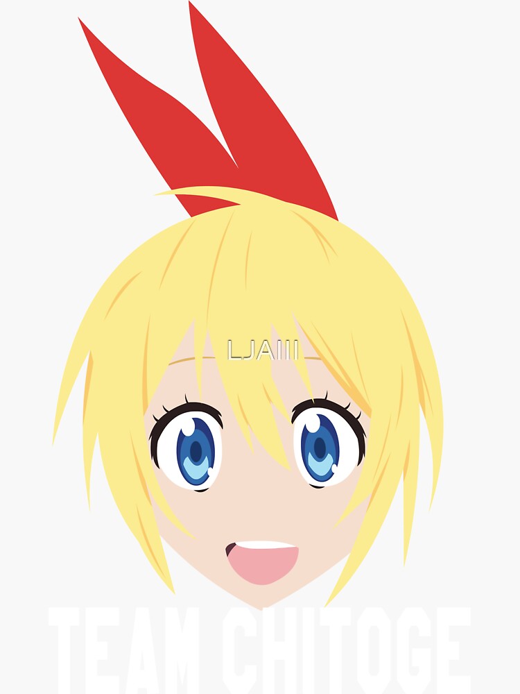 "Team Chitoge - Nisekoi" Sticker for Sale by LJAIII | Redbubble