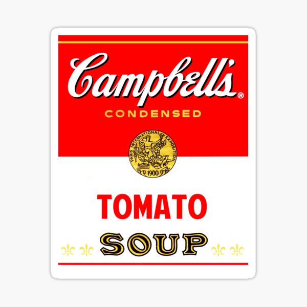 Campbell Soup Stickers | Redbubble