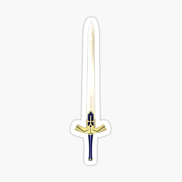 "fate stay night excalibur saber " Sticker for Sale by oodiny | Redbubble