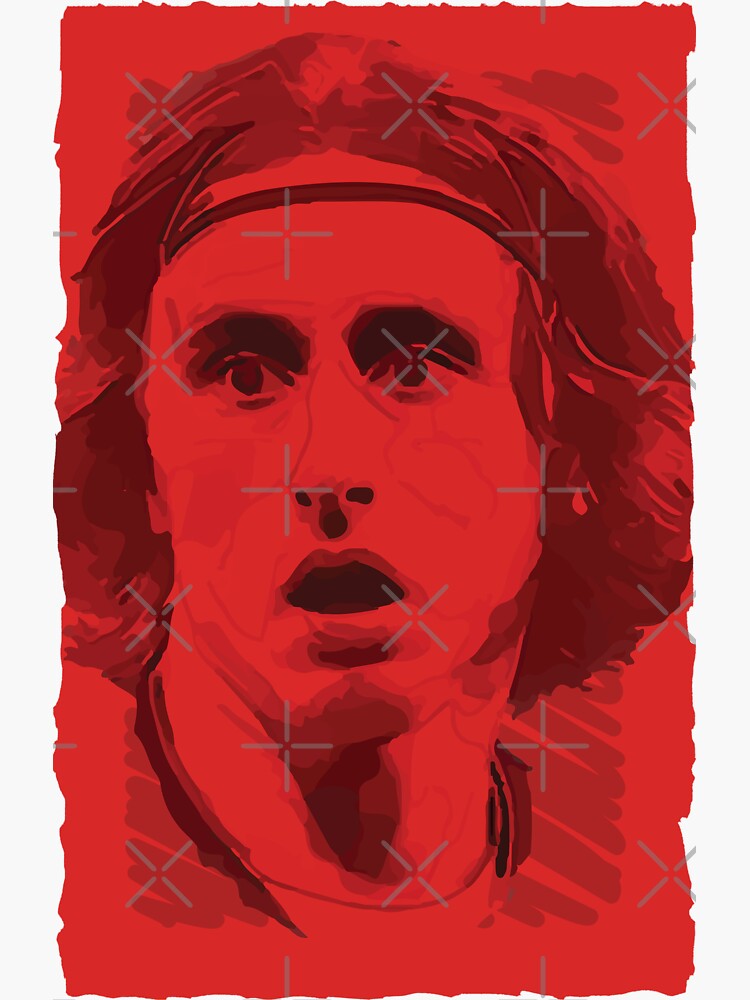 "World Cup Edition - Luka Modric / Croatia" Sticker for Sale by miksa ...