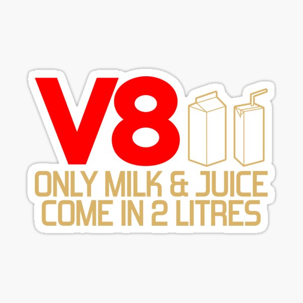 V8 Stickers | Redbubble