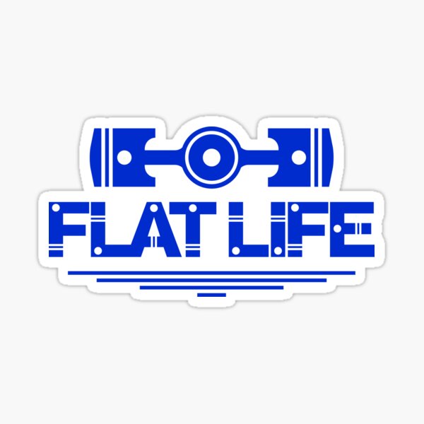 "Flat Life (3)" Sticker for Sale by PlanDesigner | Redbubble