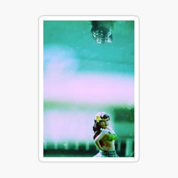"Hula Girl" Sticker by RedBicycle | Redbubble