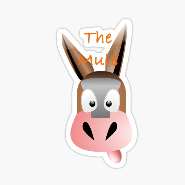"The Mule" Sticker for Sale by charliedelong | Redbubble