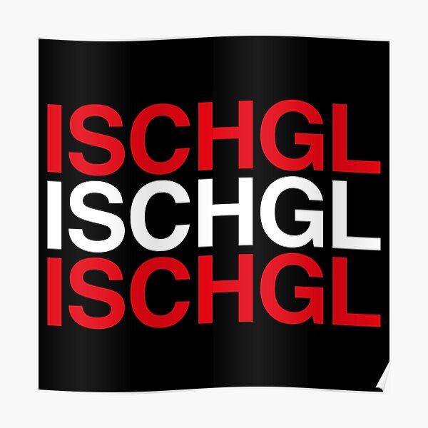 Poster: Ischgl | Redbubble