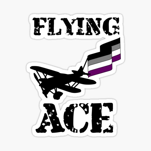 Flying Ace Stickers | Redbubble