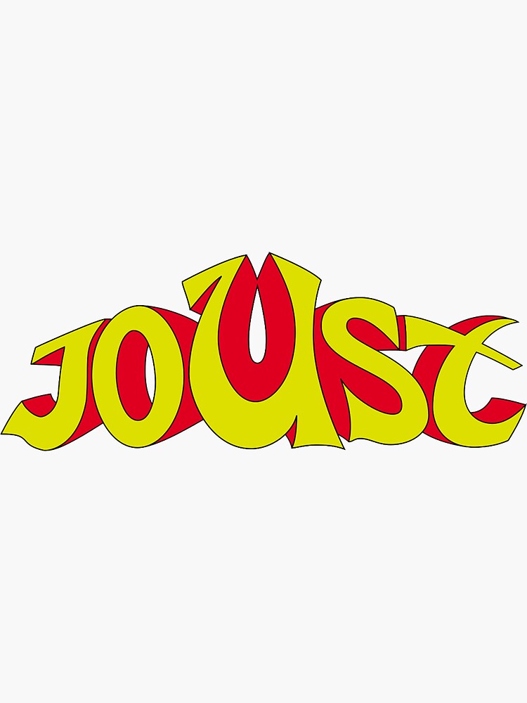 "Joust Arcade" Sticker by Jumpman666 | Redbubble