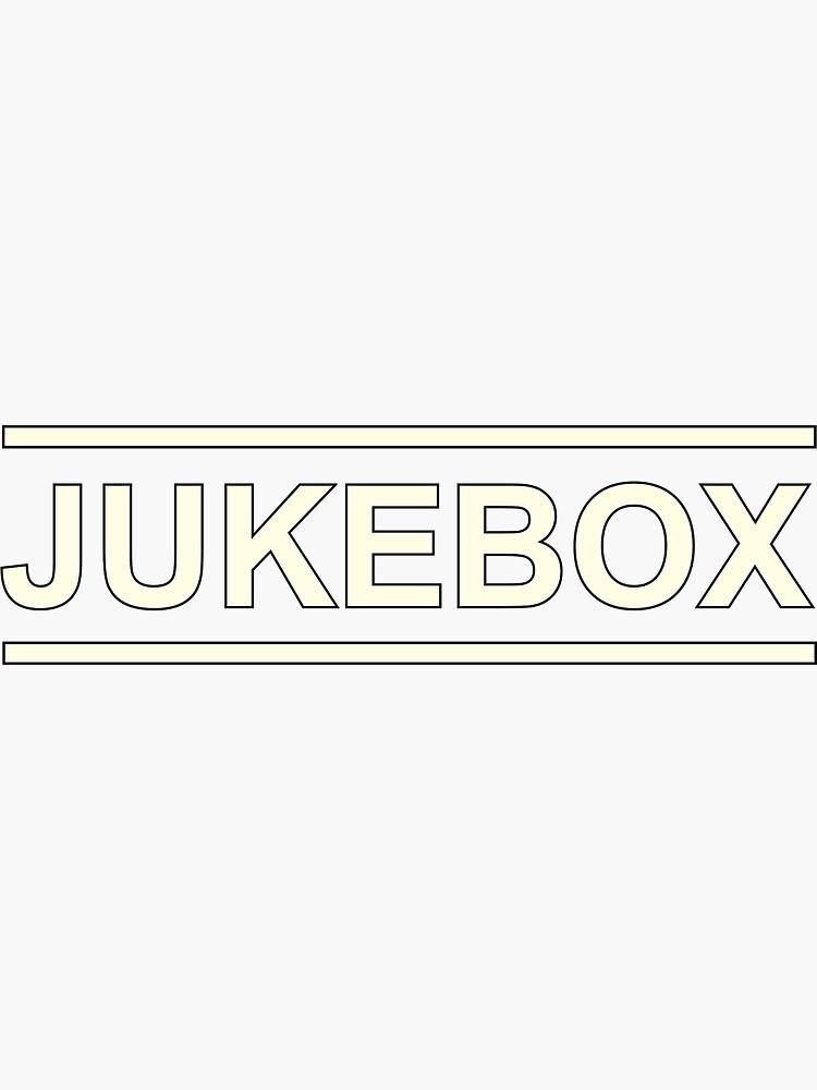 "Jukebox" Sticker for Sale by matanga | Redbubble