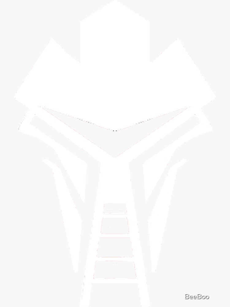 "Cylon Mask" Sticker by BeeBoo | Redbubble