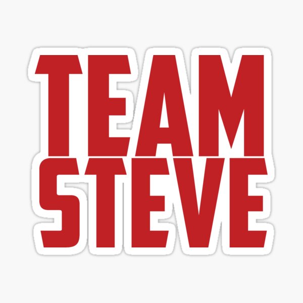 "Team Steve" Sticker for Sale by piecesofrie | Redbubble