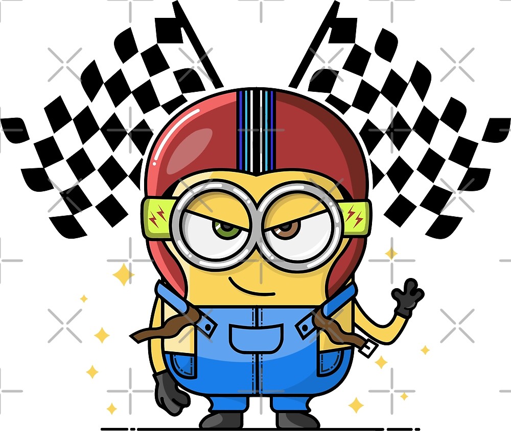 "Racer Minion!" by IamSoMad | Redbubble