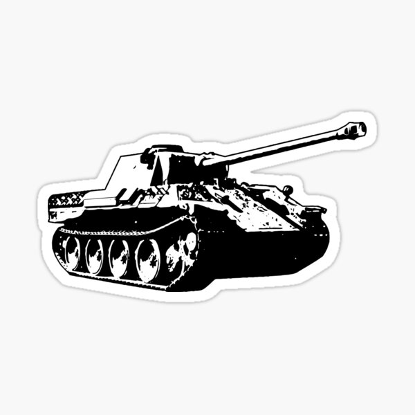 "Panther tank" Sticker for Sale by deathdagger | Redbubble