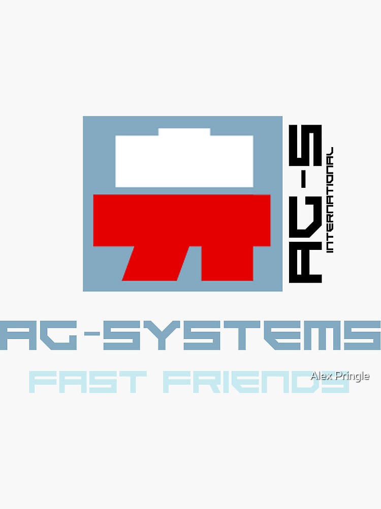 "WipEout - Team AG-S" Sticker for Sale by Alex Pringle | Redbubble