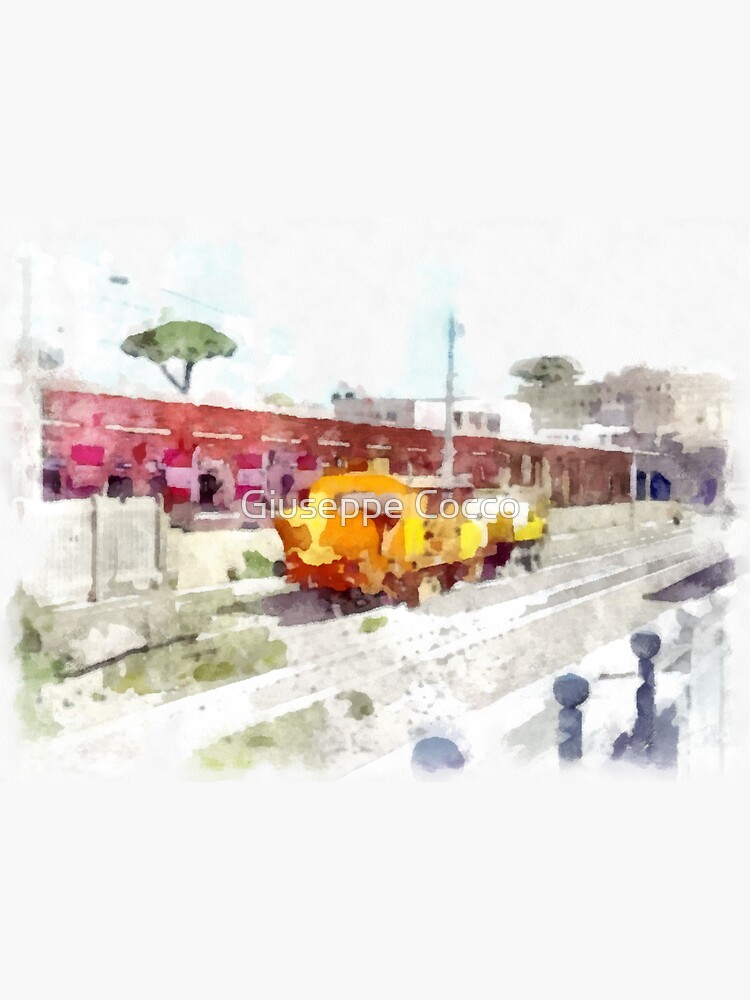 "Train station" Sticker for Sale by giuseppecocco | Redbubble