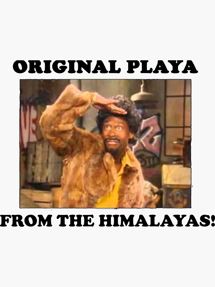 "Jerome-Original Playa" Sticker for Sale by DrJay | Redbubble