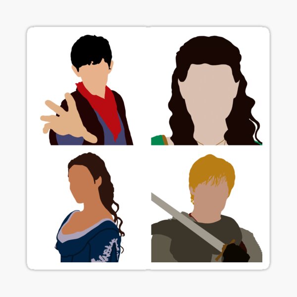 "BBC Merlin" Sticker for Sale by BethXP | Redbubble