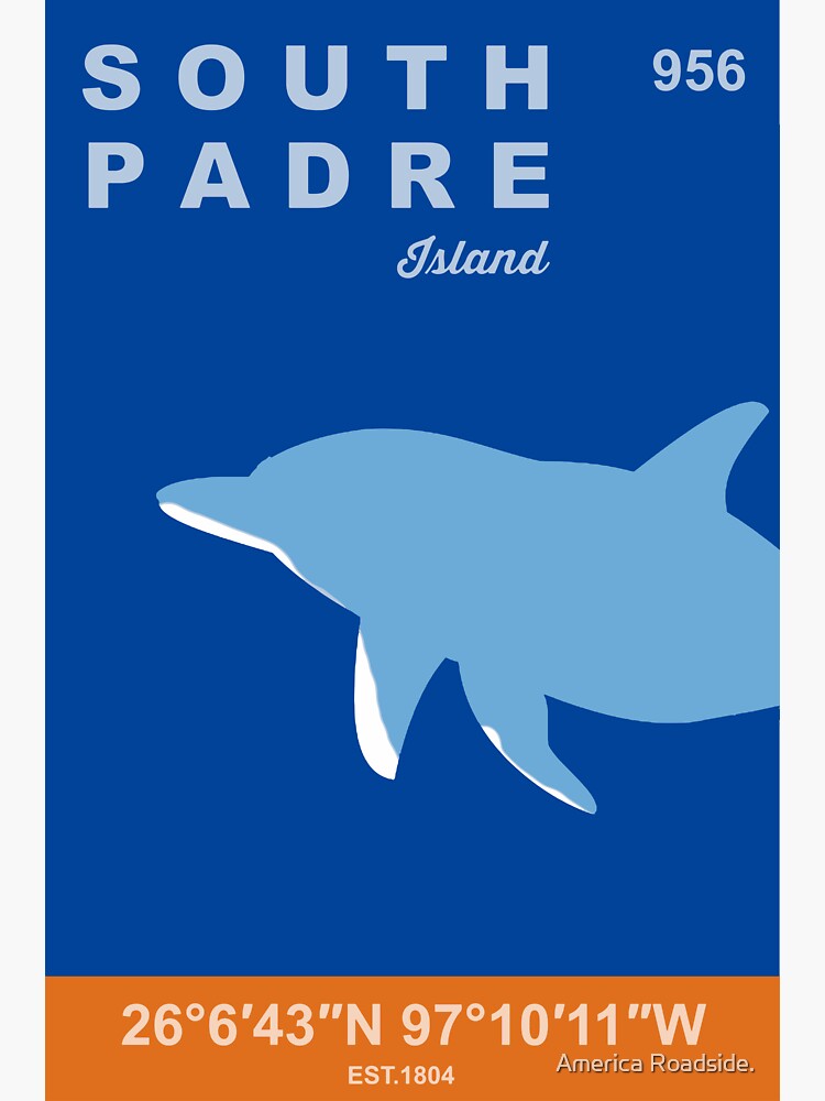 "South Padre Island Collection." Sticker for Sale by ishore1 | Redbubble