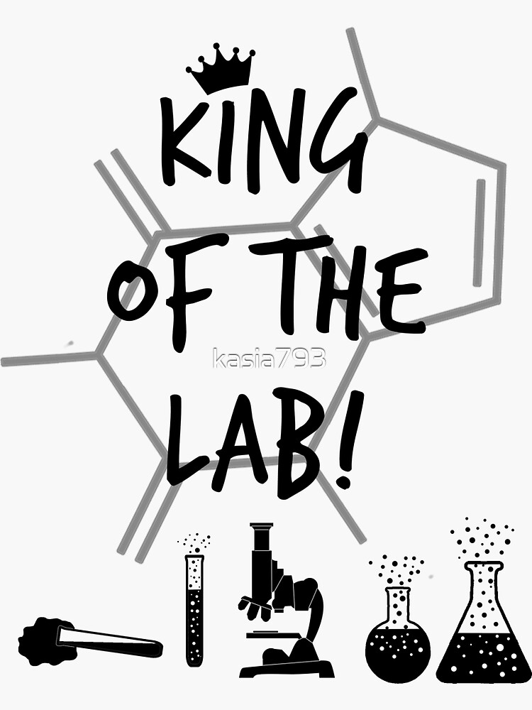 "King of the Lab! 3 " Sticker by kasia793 | Redbubble