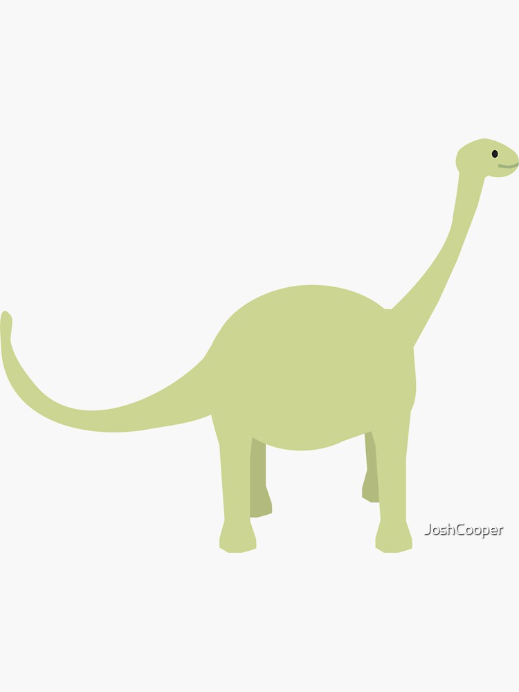 "Diplodocus" Sticker by JoshCooper | Redbubble
