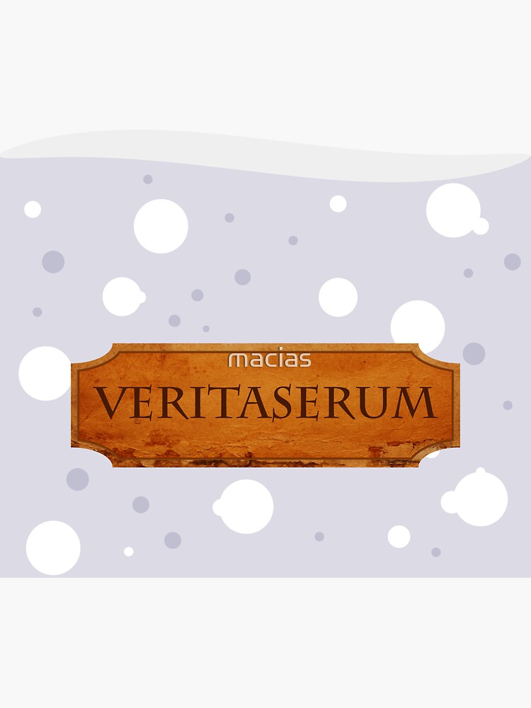 "VERITASERUM - POTION" Sticker for Sale by macias | Redbubble