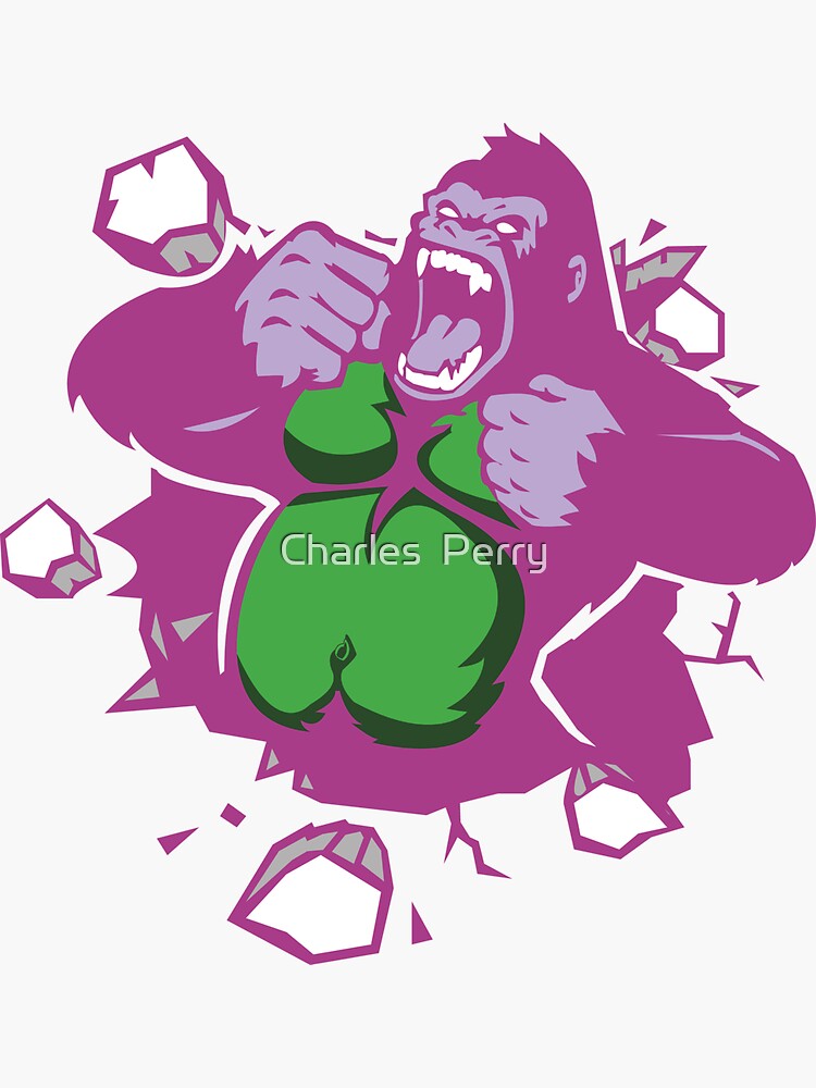 "GRAPE APE." Sticker for Sale by charlesperry | Redbubble