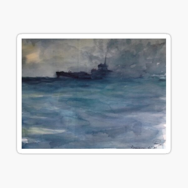 "DESTROYER(C1990)" Sticker by romanowskipaul | Redbubble