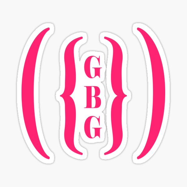 "GBG (Gang Bang Girls) Pink" Sticker for Sale by travisty626 | Redbubble
