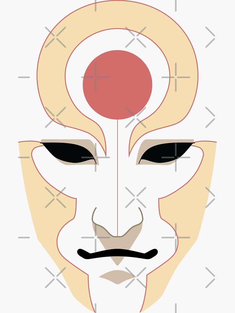 "Amon Mask" Sticker for Sale by Colossal | Redbubble