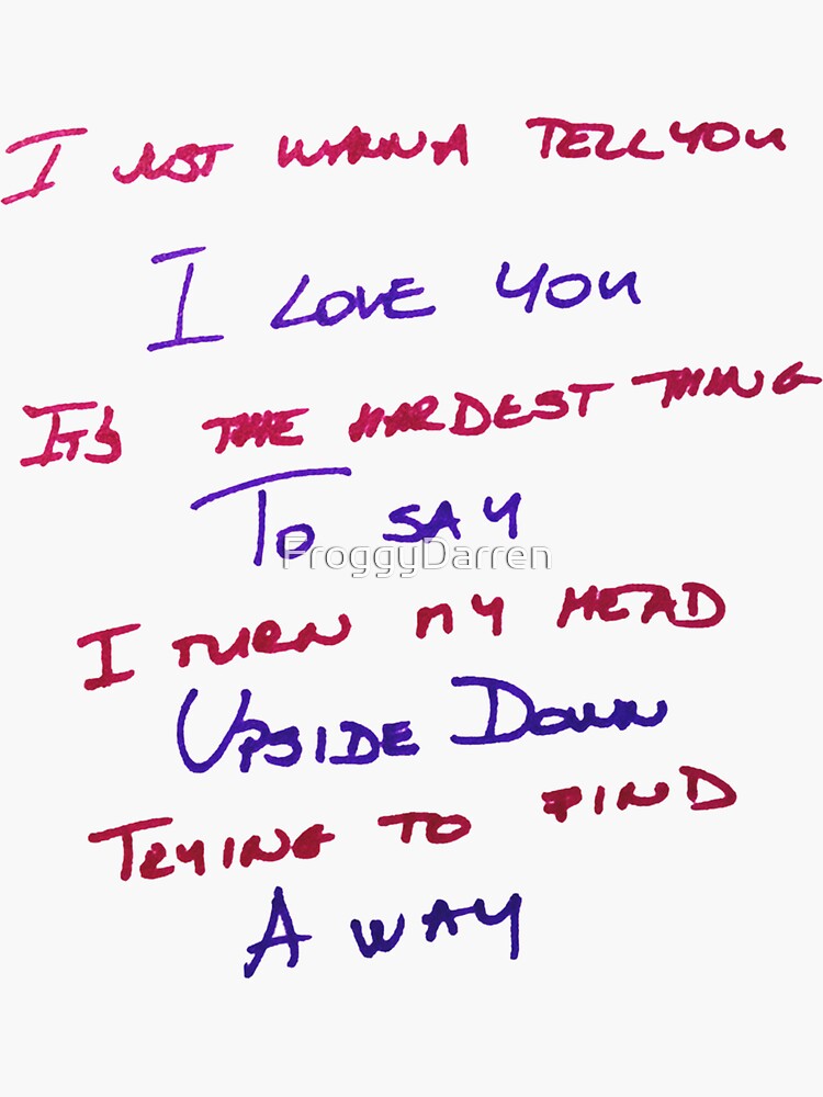 "Darren Criss - Words" Sticker for Sale by FroggyDarren | Redbubble