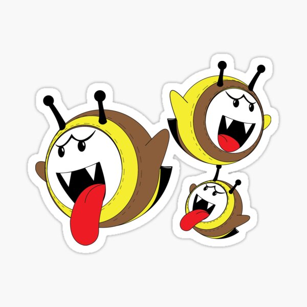 "Boo Bees" Sticker for Sale by UnlikelyYuusha | Redbubble