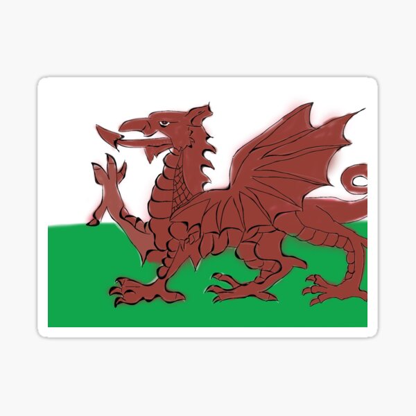 Welsh Dragon Stickers | Redbubble