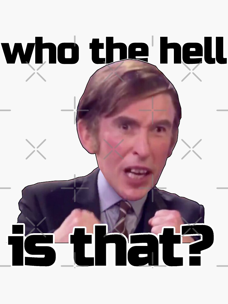 "Irish Alan Partridge" Sticker by loganferret | Redbubble