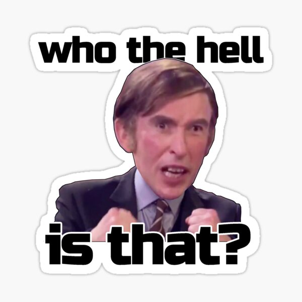 "Irish Alan Partridge" Sticker by loganferret | Redbubble