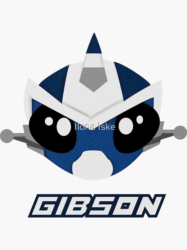 "SRMTHFG: Gibson" Sticker for Sale by TornadoTwist | Redbubble