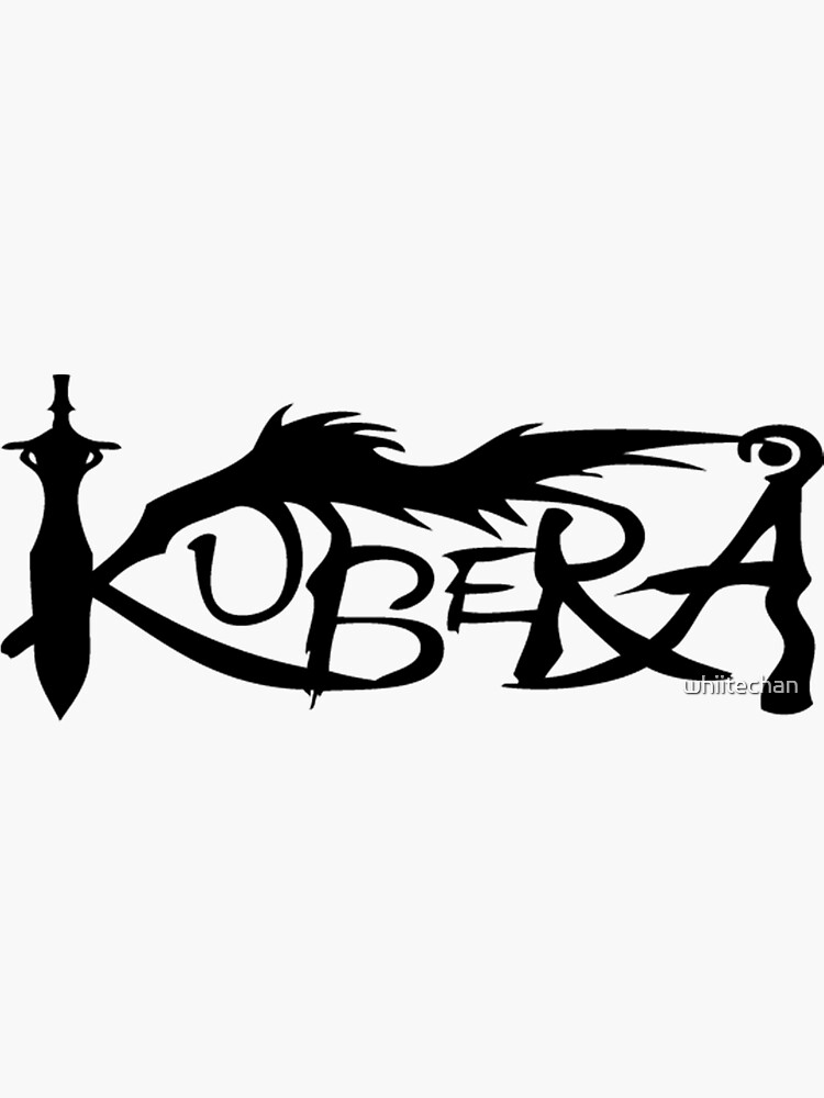 "KUBERA logo from One Last God - KUBERA." Sticker for Sale by ...