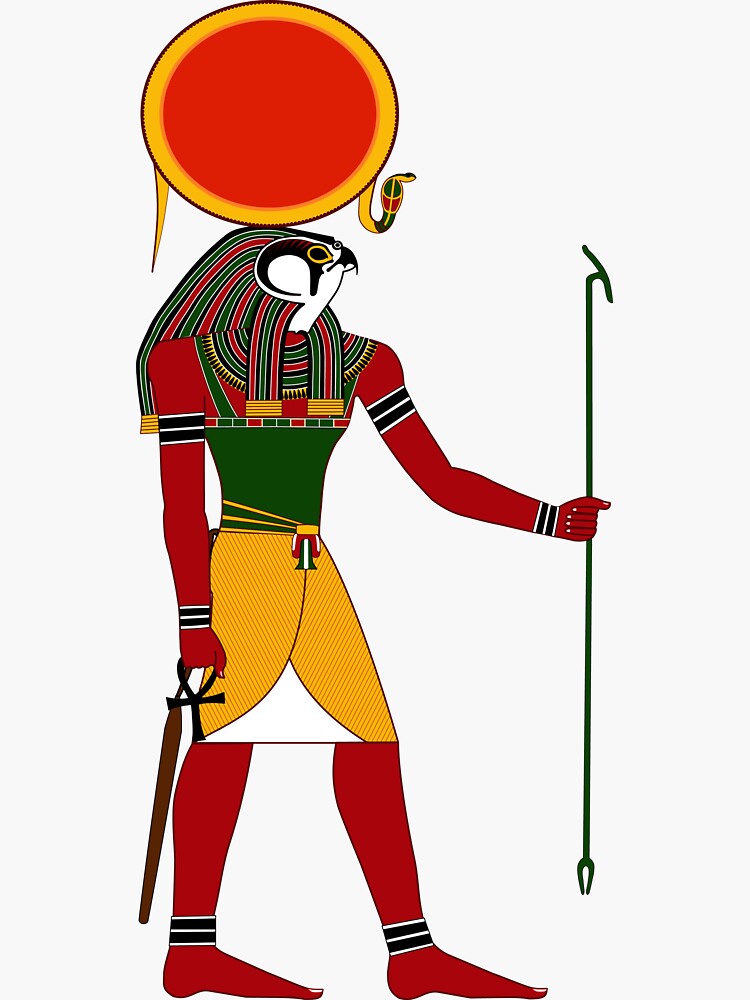 Sticker « Ra ou Re Version 2 | Dieux égyptiens, déesses et divinités ...