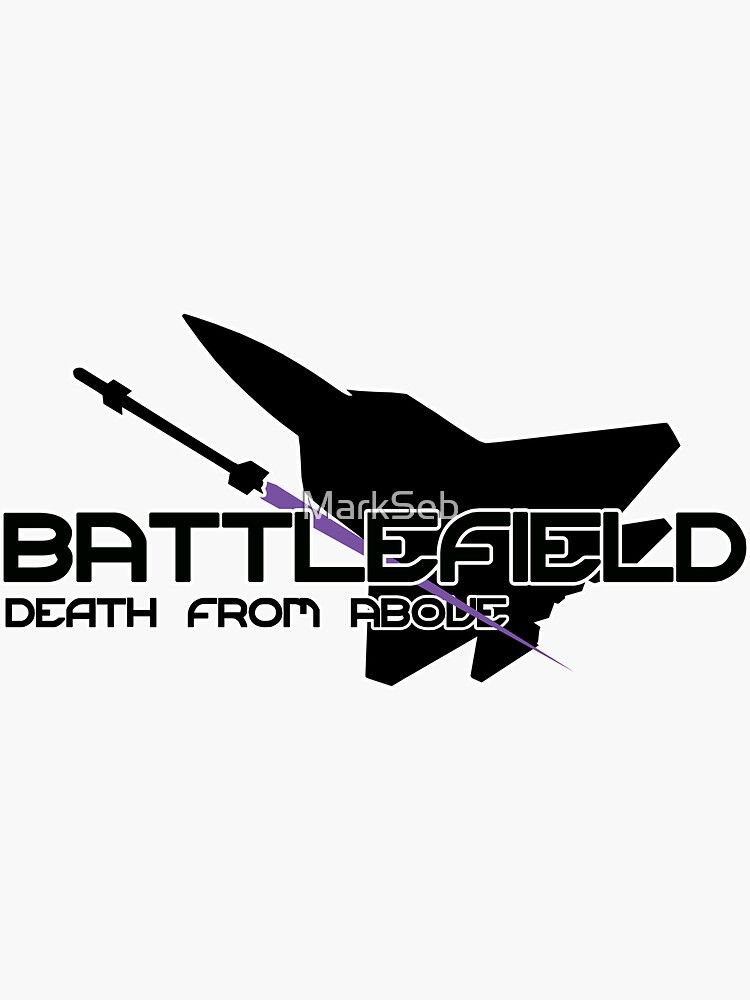 "Battlefield Death from Above" Sticker by MarkSeb | Redbubble