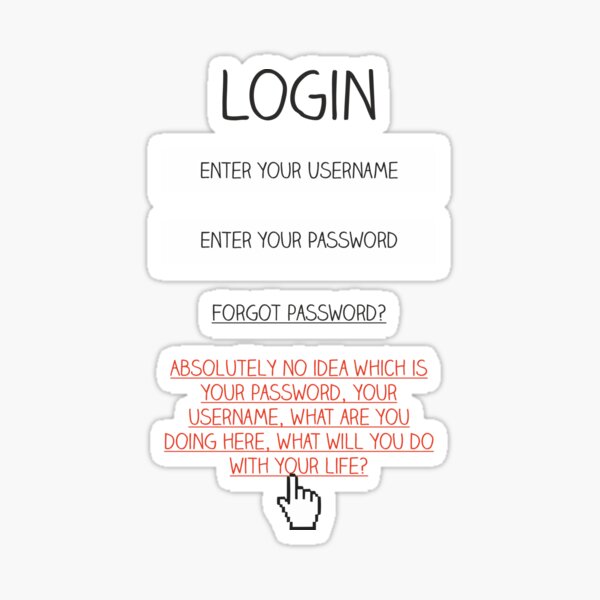 Login Merch & Gifts for Sale | Redbubble