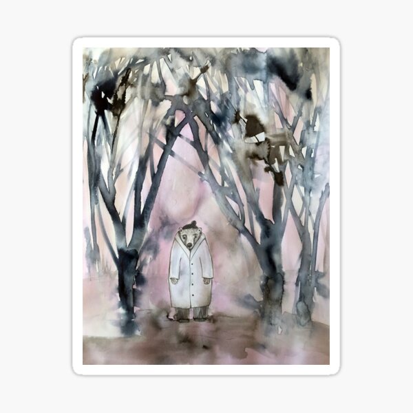 "sad bear" Sticker for Sale by mariannat | Redbubble