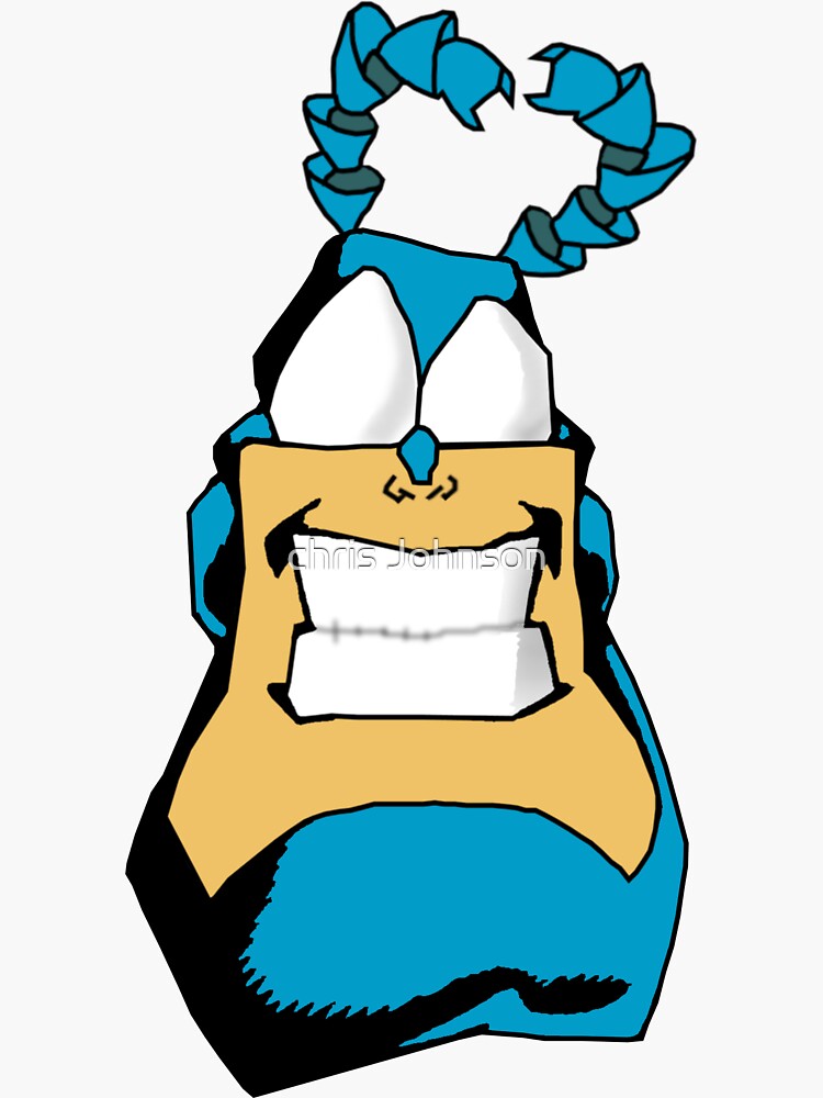 "The Tick" Sticker for Sale by spaceman300 | Redbubble