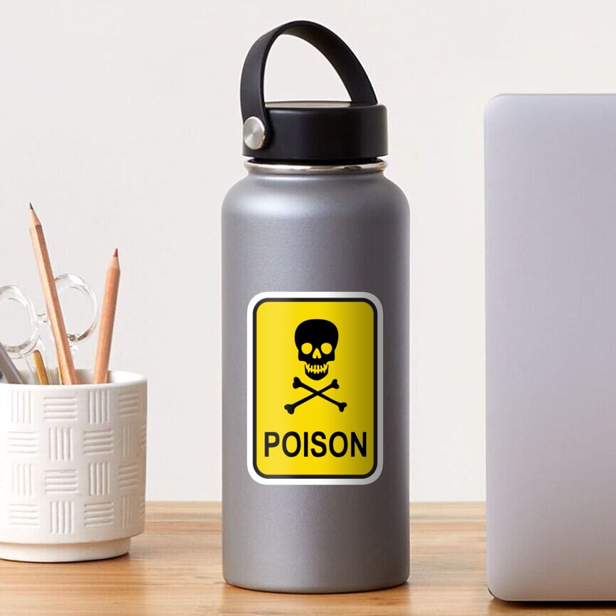 "POISON" Sticker for Sale by elliem795 | Redbubble