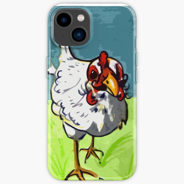 "Chicken with moustache" iPhone Case for Sale by drknice | Redbubble