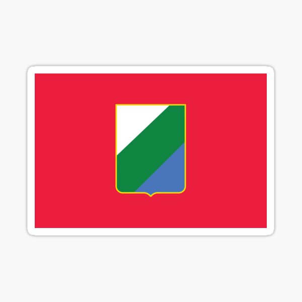 "Flag of Abruzzo Region of Italy " Sticker for Sale by abbeyz71 | Redbubble
