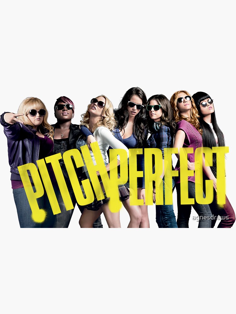 "Pitch Perfect" Sticker for Sale by agnesdraws | Redbubble