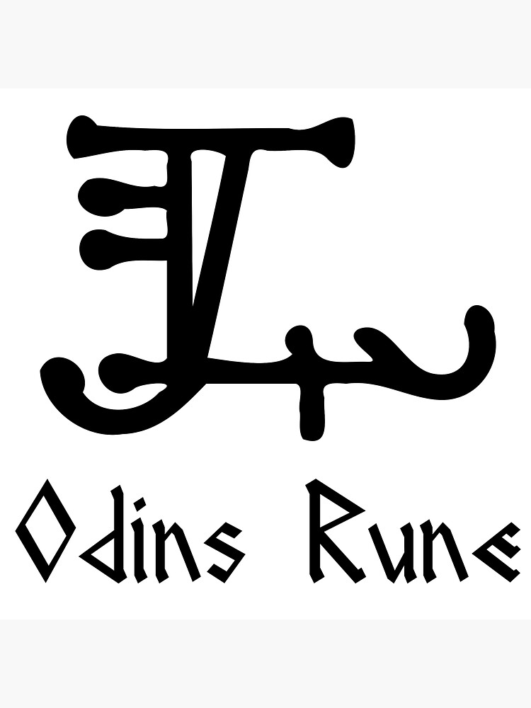 "Viking Odins Rune" Sticker for Sale by Asatru | Redbubble
