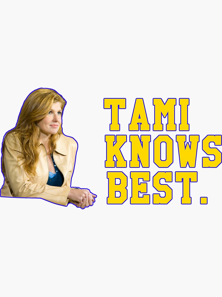 "Tami Knows Best" Sticker for Sale by shirtshop | Redbubble