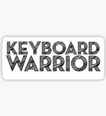Keyboard Warrior Stickers | Redbubble