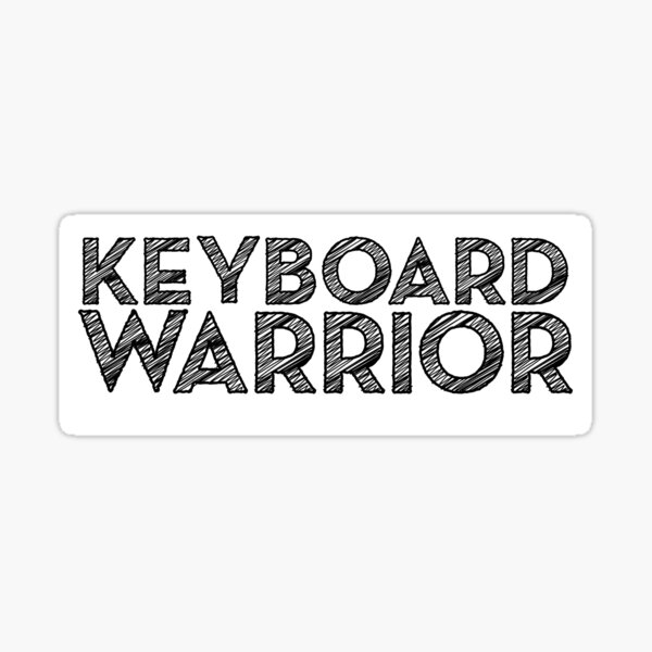 Keyboard Warrior Stickers | Redbubble
