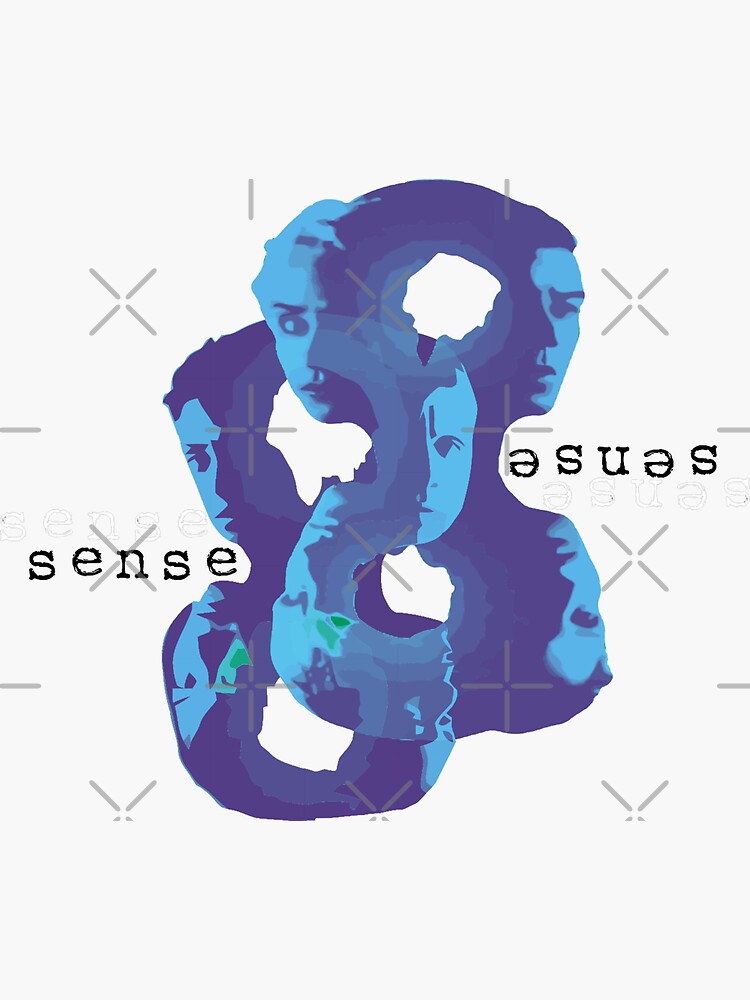 "sense8 logo " Sticker for Sale by athelstan | Redbubble